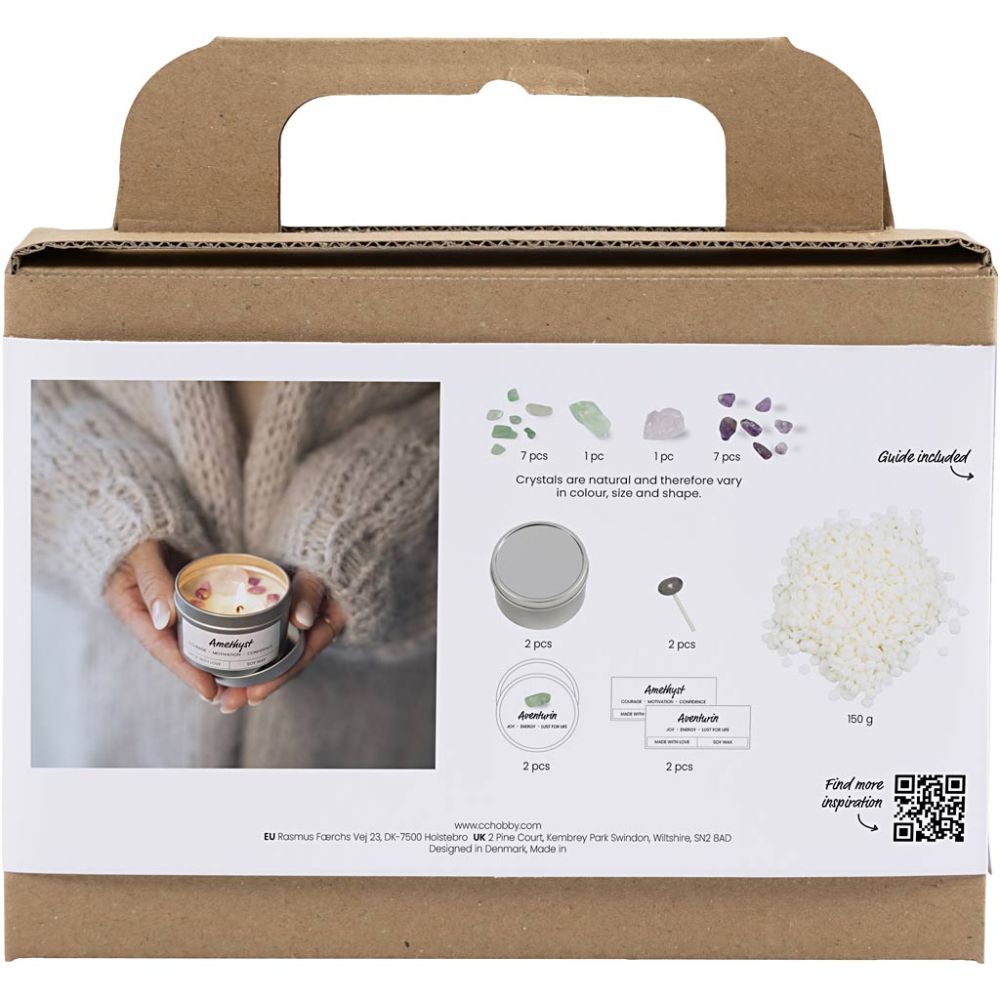 DIY Kit Lys støbning - Krystal lys – Kager Og Sager