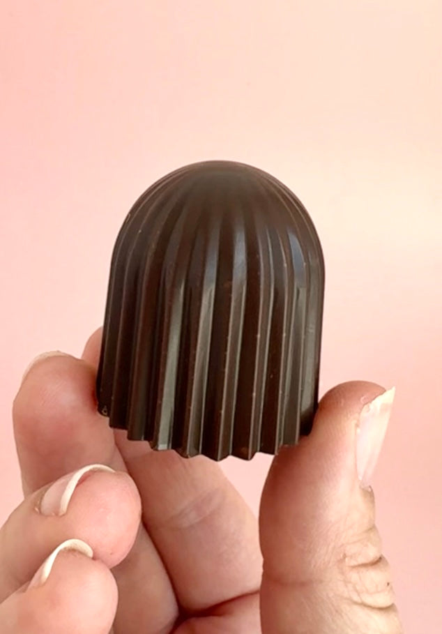 KagerOgSager Chokoladeform - Flødebolle Plissé MINI – Kager Og Sager