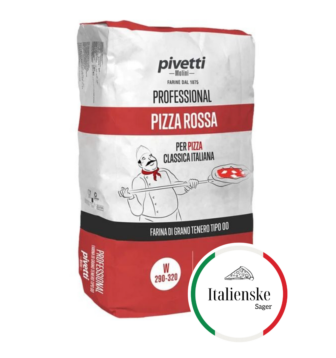 Pivetti Professional Pizza Rossa – 5 kg – Kager Og Sager