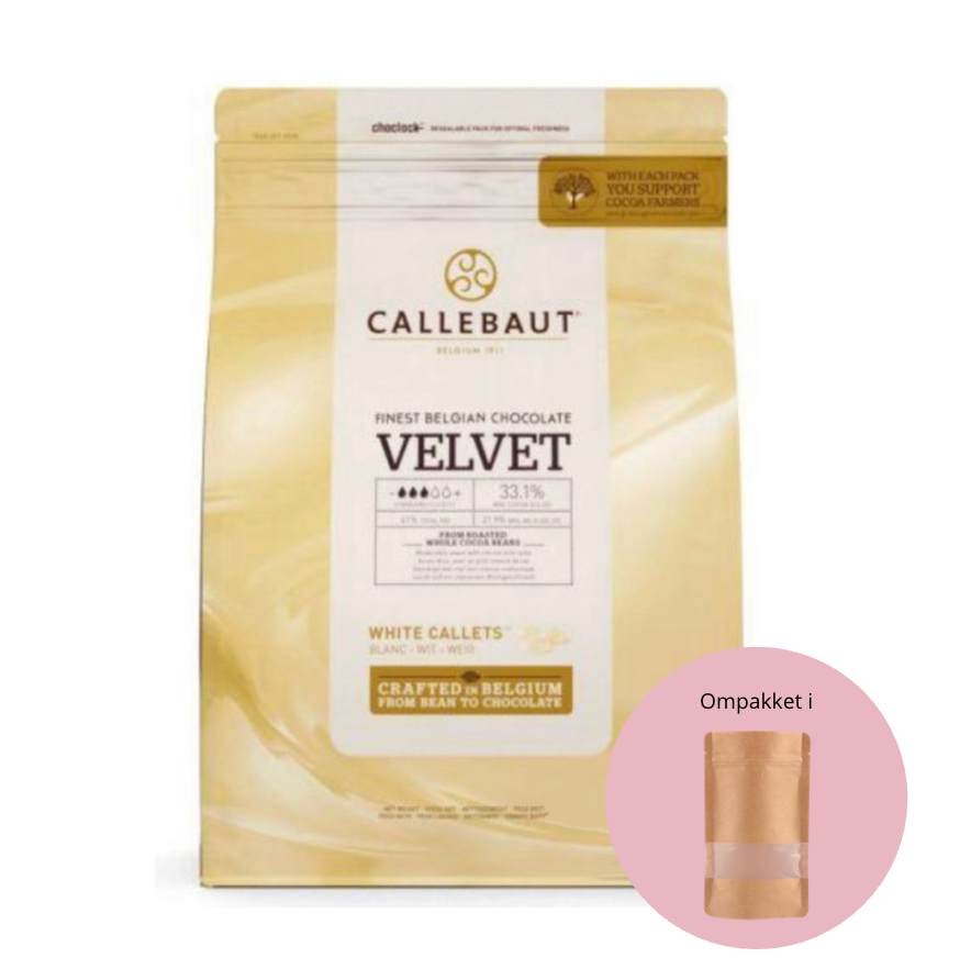 Callebaut Velvet Chokolade - 1 kg – Kager Og Sager