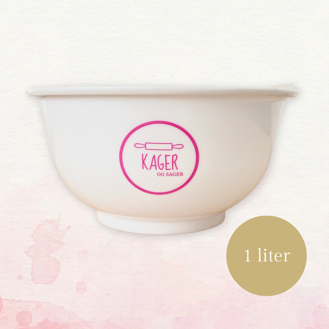 KagerOgSager Tempereringsskål - 1 l. – Kager Og Sager