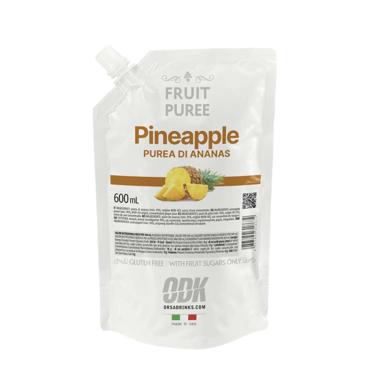 Ananas Puré - 600ml – Kager Og Sager